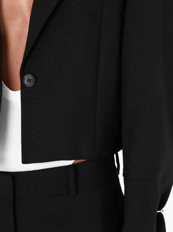 J.W.ANDERSON Ring Detail Cropped Blazer
