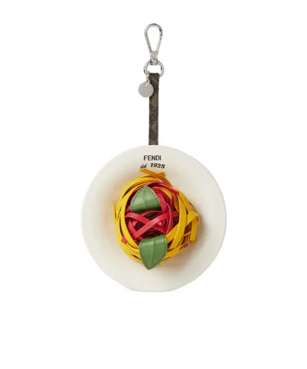 Fendi Spaghetti Charm - White