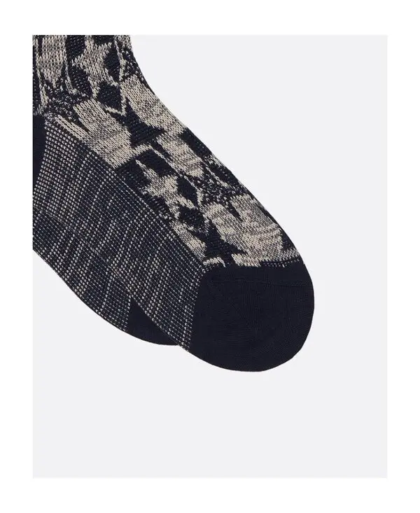 Dior Crew Socks With Pattern
