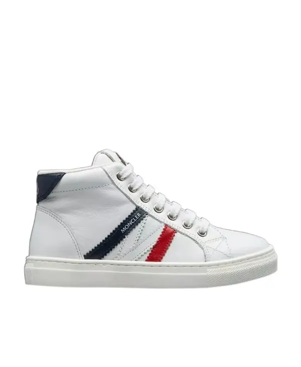 Moncler Petit Monaco M High Top Trainers - White