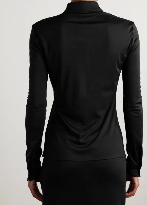 THE ROW Long Sleeve Jersey Shirt