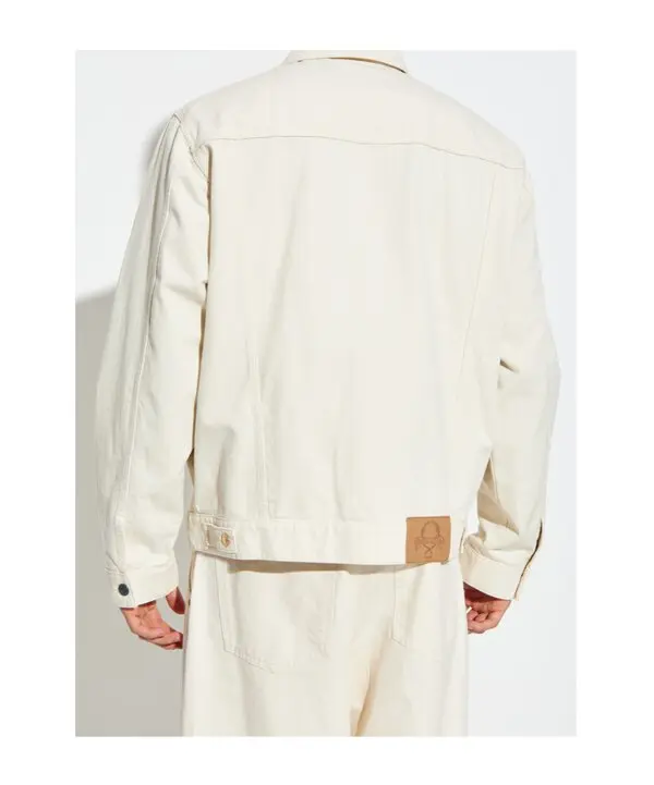 Moschino Long Sleeved Denim Jacket - Cream