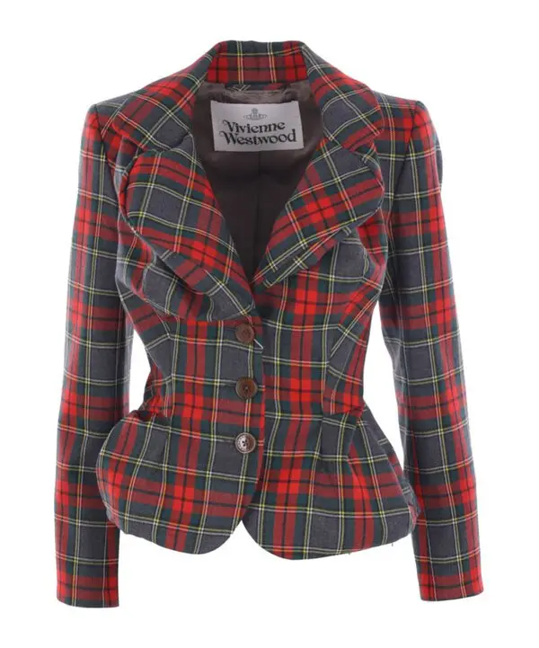 VIVIENNE WESTWOOD Single-breasted Checkered Blazer