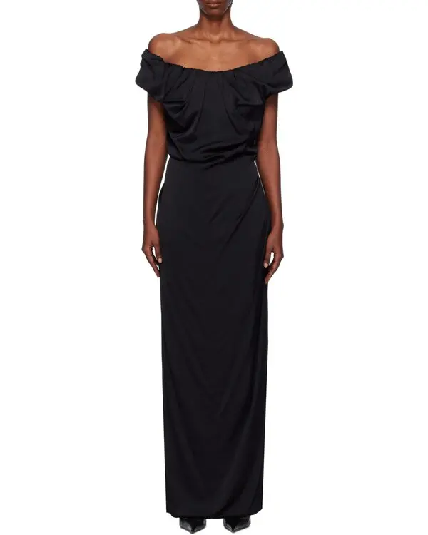 VIVIENNE WESTWOOD Long Ginnie Amber Dress - Black