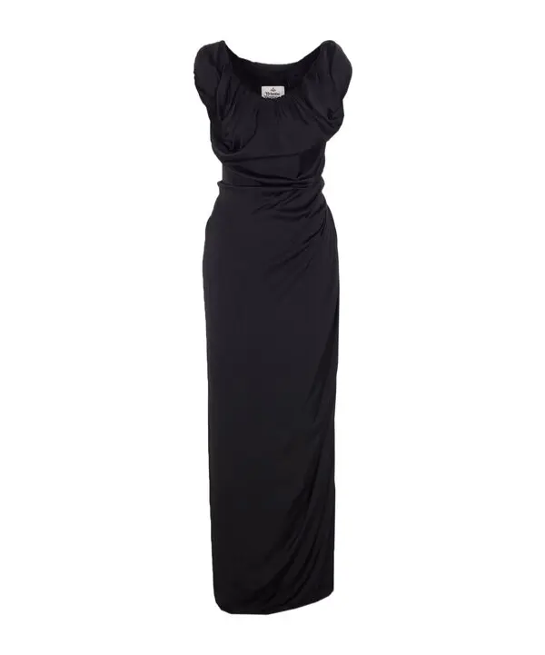 VIVIENNE WESTWOOD Long Ginnie Amber Dress - Black