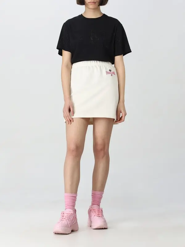 CHIARA FERRAGNI Logo Printed Crewneck T-shirt