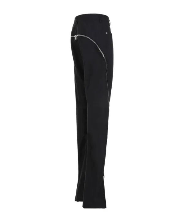 Rick Owens Bolan Bandana Zip-detailed Trousers - Black