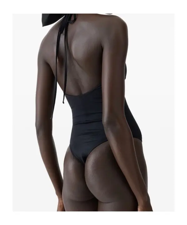 Jacquemus Bastide Halterneck One Piece - Black