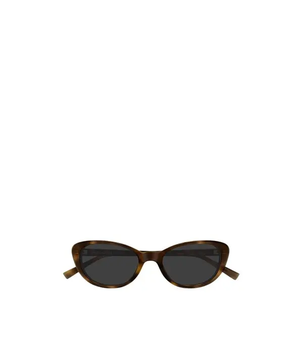 Saint Laurent Oval Sunglasses - Black
