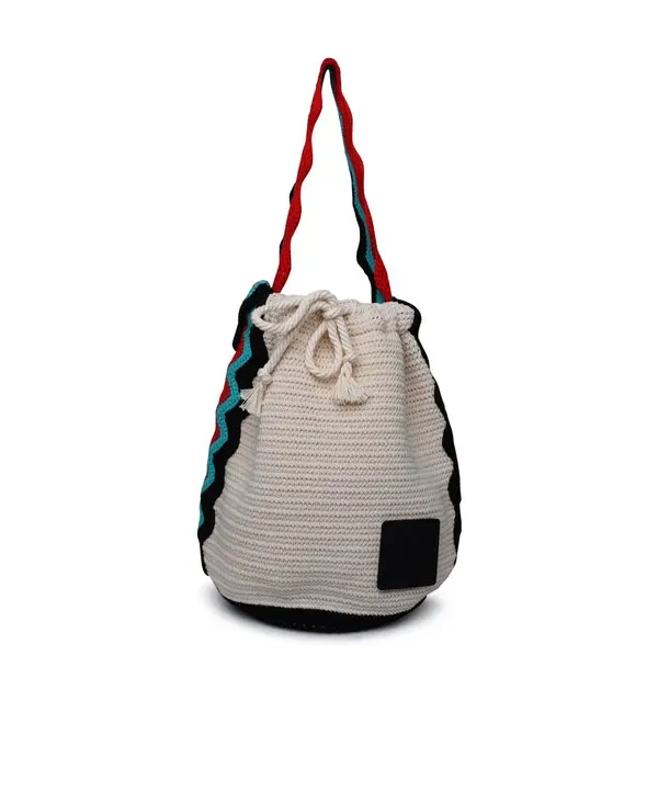 JIL SANDER Drawstring Shoulder Bag - Gray