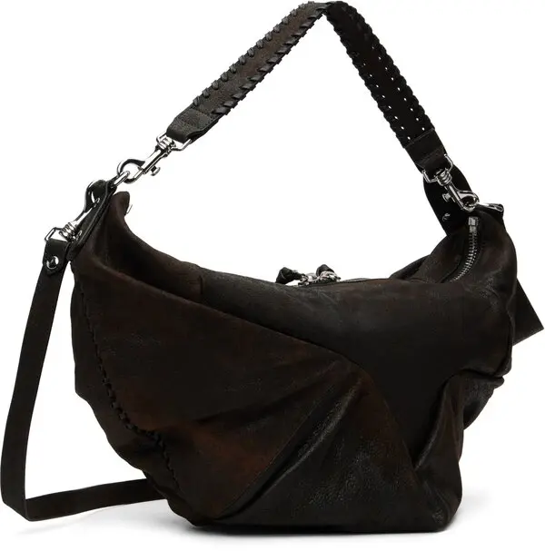 VIVIENNE WESTWOOD Agnes Medium Shoulder Bag - Brown