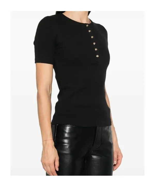 ANINE BING Crew Neck Short Sleeve Top