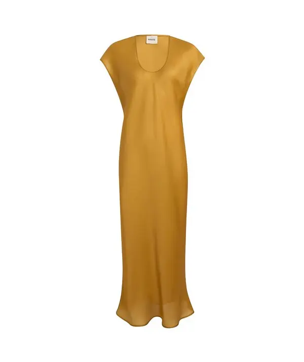 Khaite Darby Dress - Brown