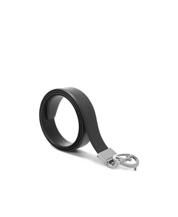 Giorgio Armani Pebbled-effect Buckled Belt