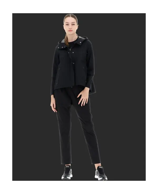 Herno Long-sleeved Hooded Jacket - Black