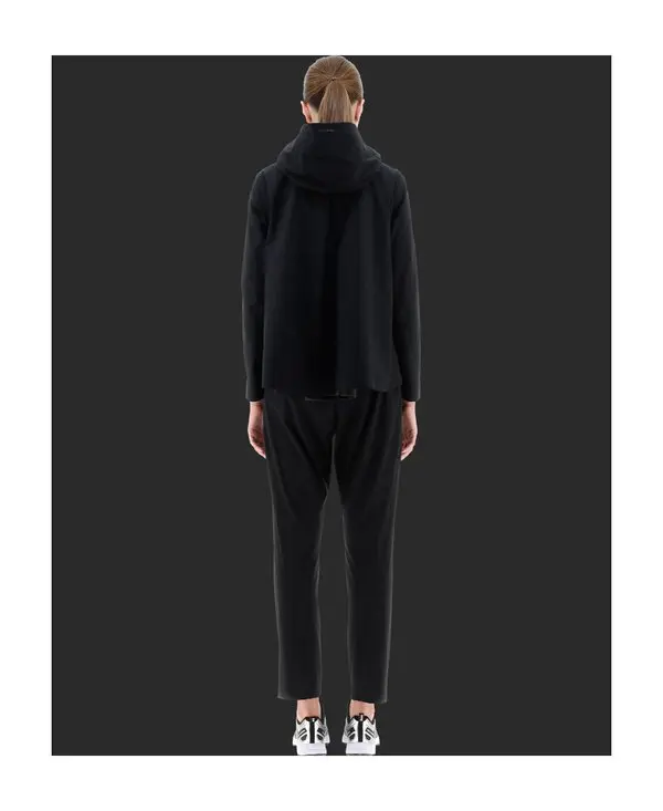 Herno Long-sleeved Hooded Jacket - Black