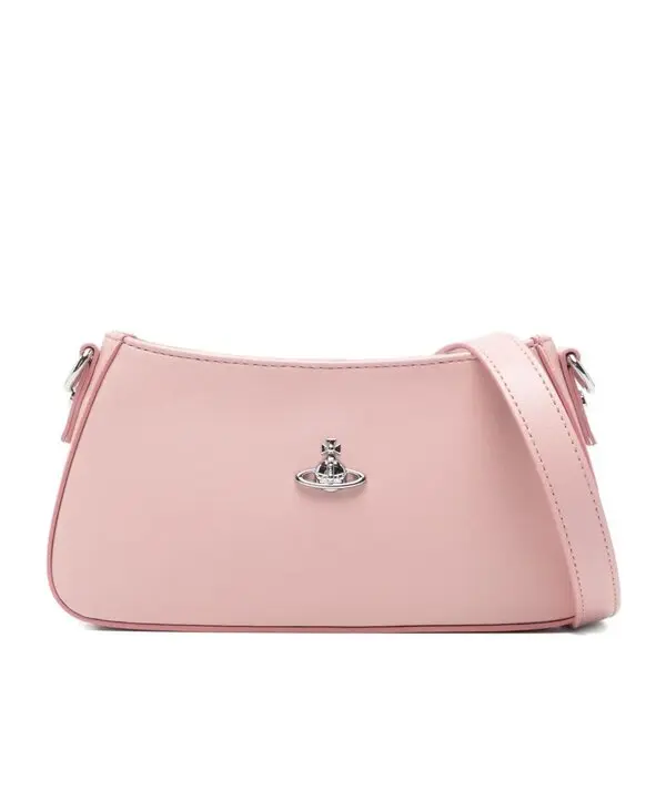VIVIENNE WESTWOOD Tasha Zipped Shoulder Bag - Gray