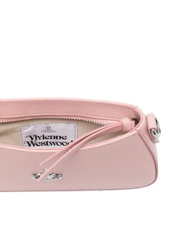 VIVIENNE WESTWOOD Tasha Zipped Shoulder Bag - Gray
