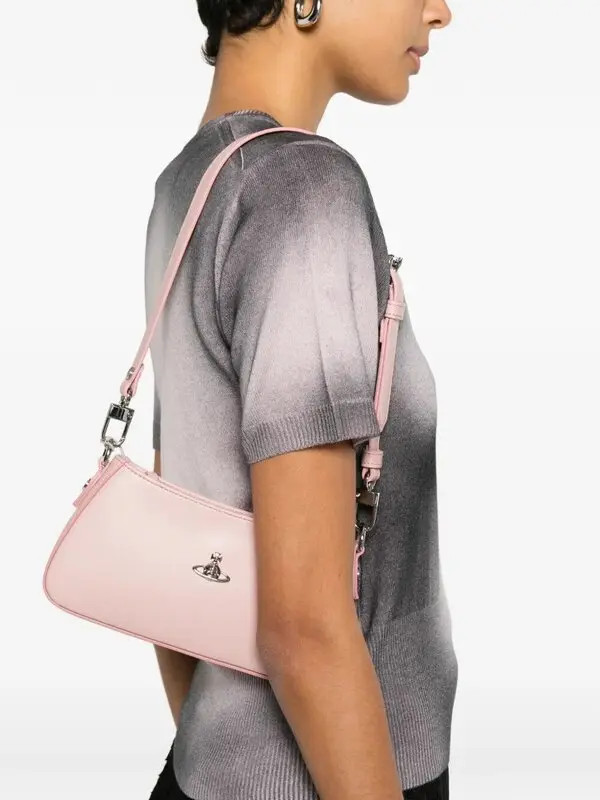 VIVIENNE WESTWOOD Tasha Zipped Shoulder Bag - Gray