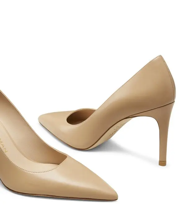 STUART WEITZMAN Power 85 Stiletto Pumps - Adobe