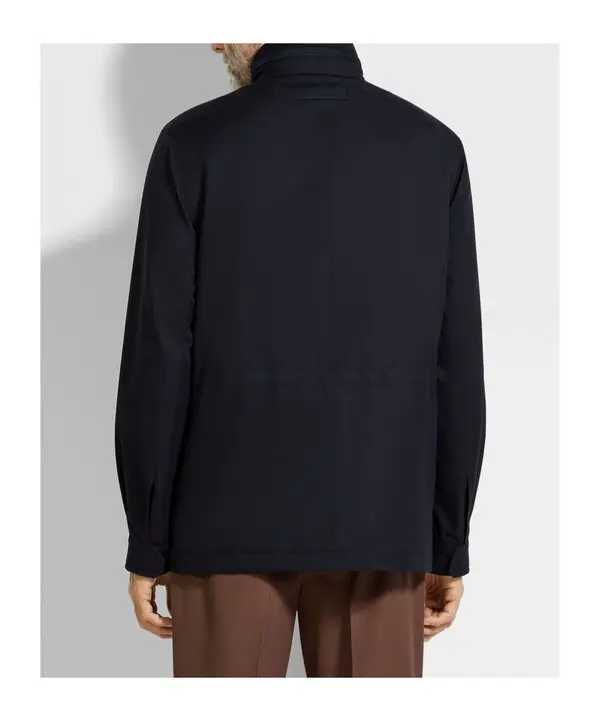 Zegna Technical Fabric Field Jacket - Black