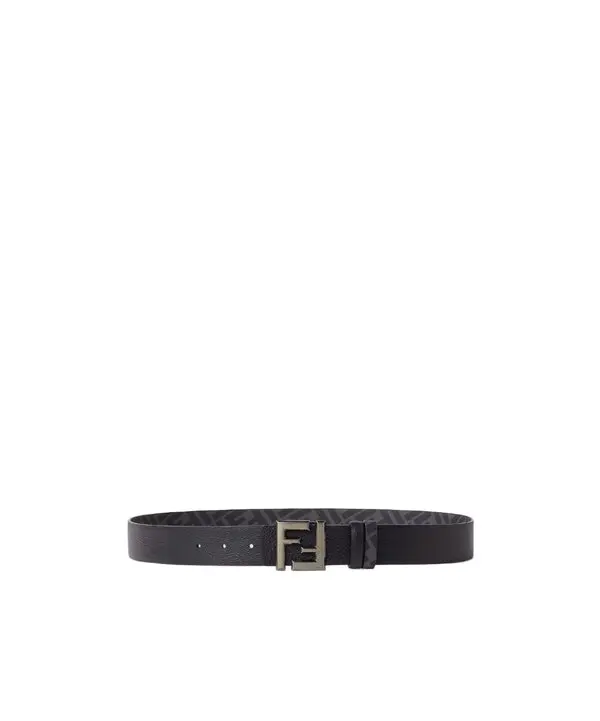 Fendi Reversible Ff Squared Belt - Black