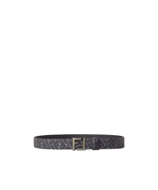 Fendi Reversible Ff Squared Belt - Black