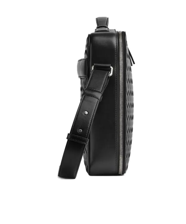 Bottega Veneta Getaway Slim Briefcase - Black