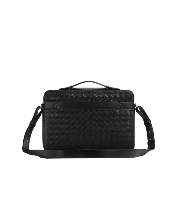 Bottega Veneta Getaway Slim Briefcase - Black