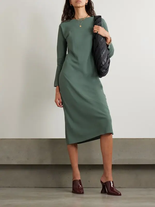 Dries Van Noten Patchwork Midi Dress