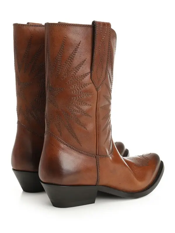 GOLDEN GOOSE Wish Star Embroidered Boots