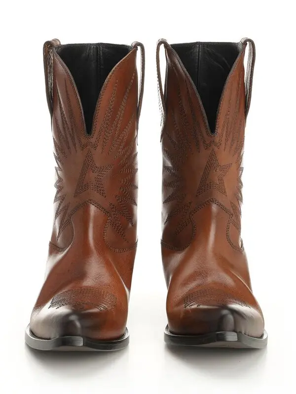 GOLDEN GOOSE Wish Star Embroidered Boots