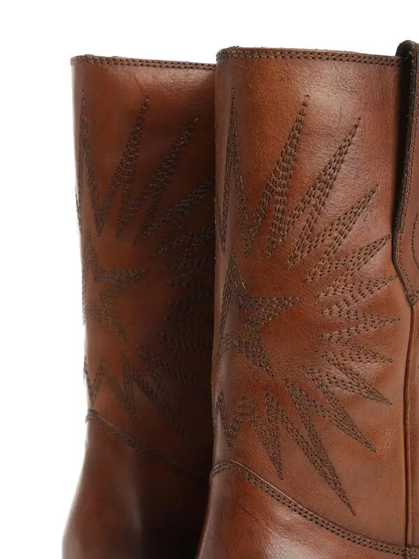 GOLDEN GOOSE Wish Star Embroidered Boots