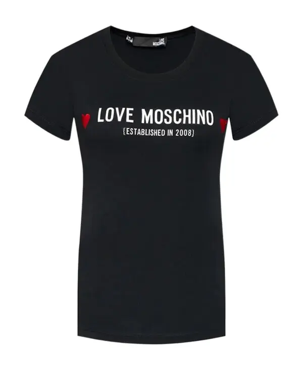 Moschino Round Neck Logo T-shirt