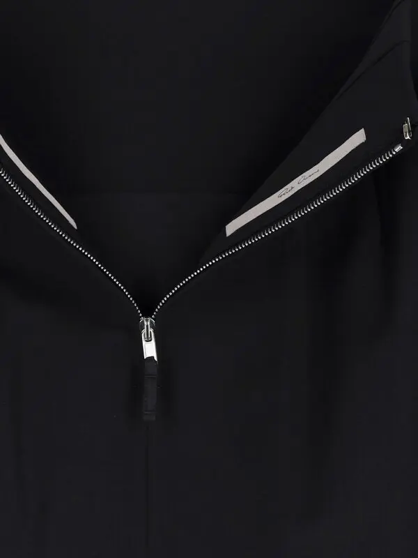 Rick Owens High-waist Midi Skirt With Back Slit