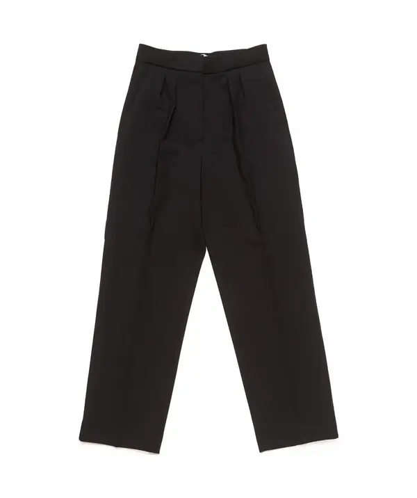 Max Mara High-waisted Straight-leg Pleated Trousers