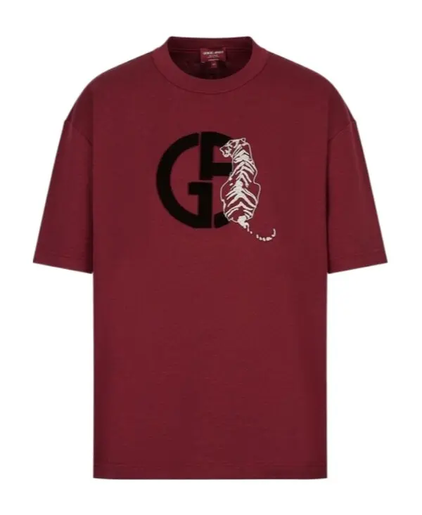 Giorgio Armani Logo-print T-shirt - Red