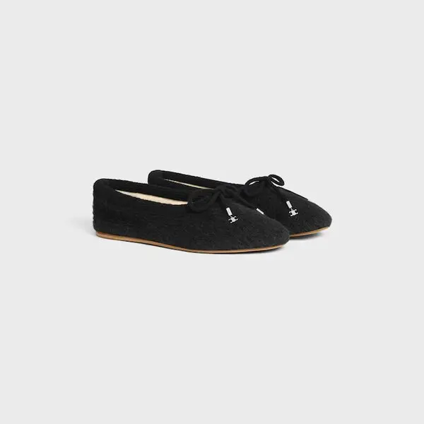 Celine Alpaca Wool Ballerinas