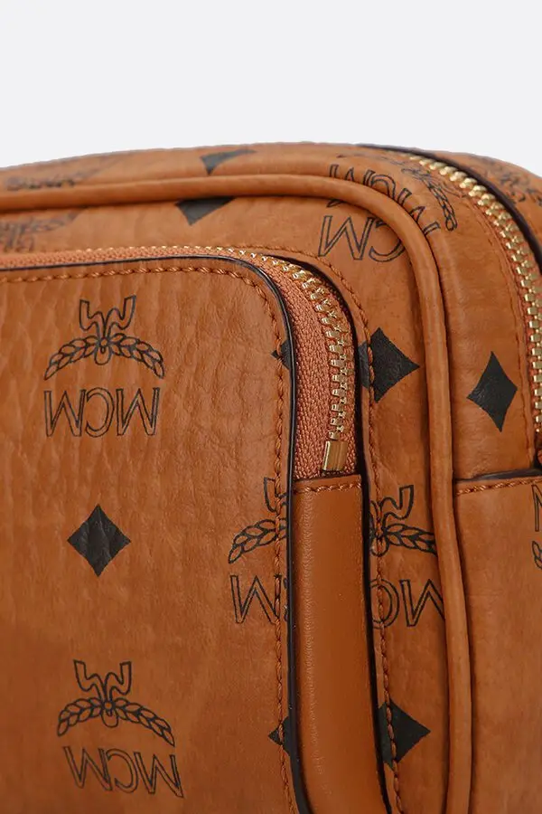 Mcm Visetos Monogram Crossbody Bag