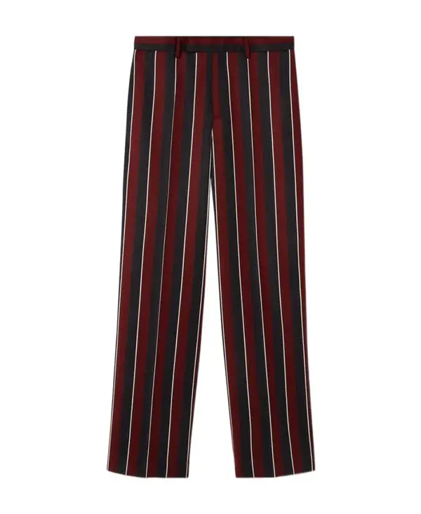 Versace Regimental Stripe Wide-leg Trousers