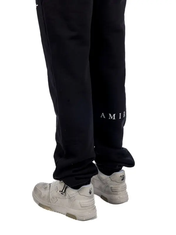 Amiri Logo Print Sweatpants With Rope Belt