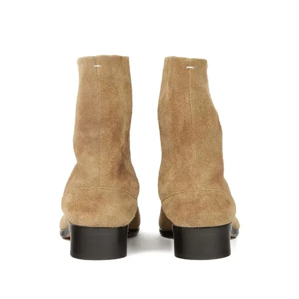 MAISON MARGIELA Tabi Toe Ankle Boots - Nude