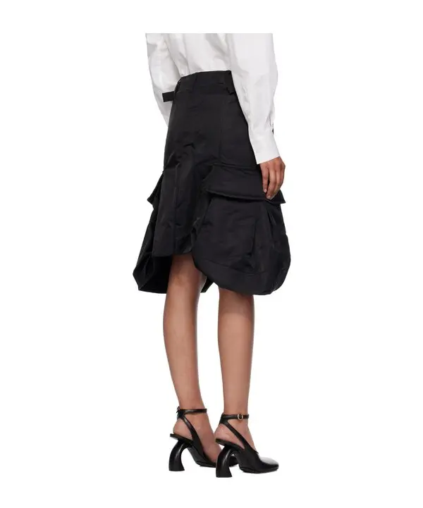 Sacai Cargo-pocket Straight Skirt