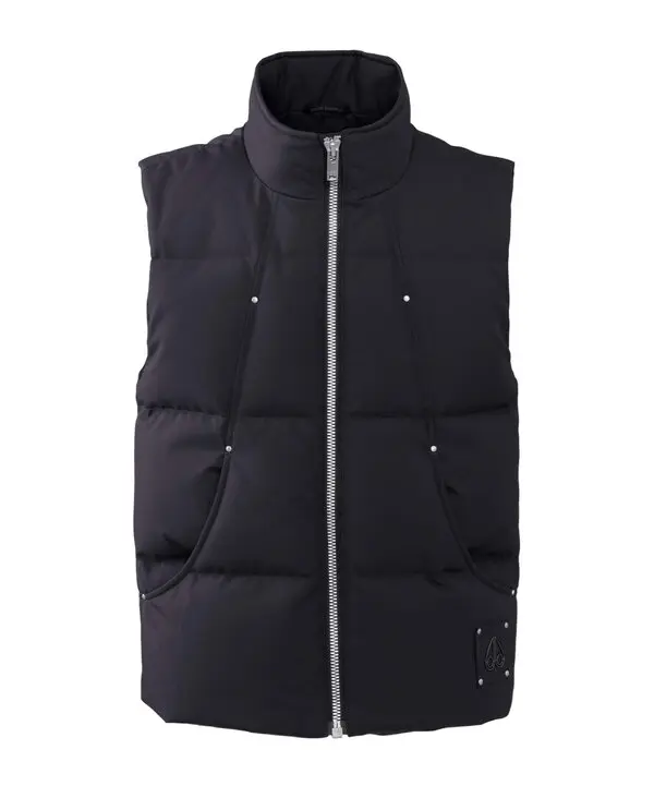 Moose Knuckles Down Vest With Standing Neck