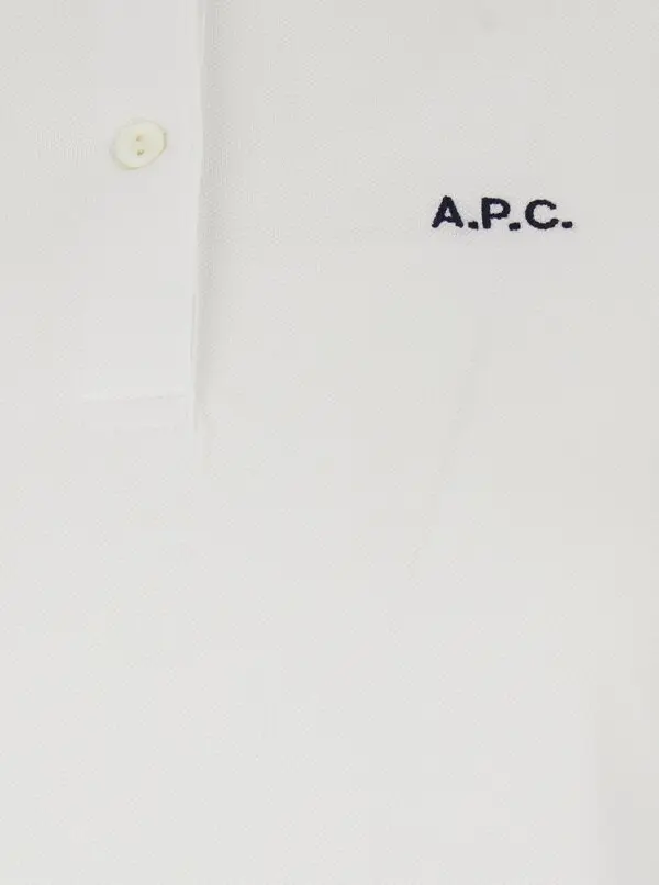A.p.c. Classic Collar Polo Shirt - White