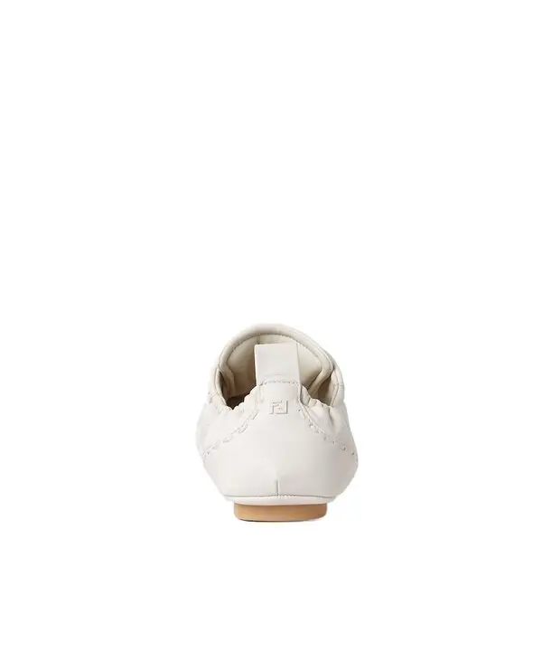 Fendi Leather Low-top Sneakers - White