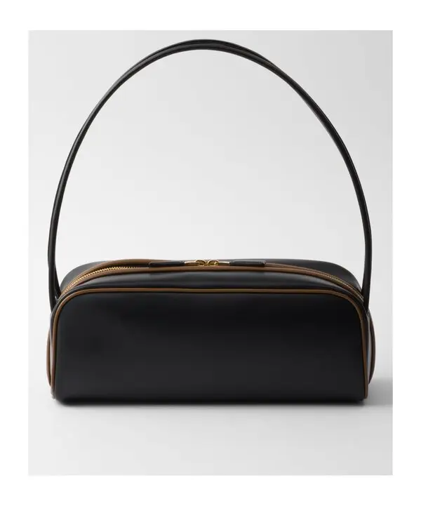 Prada Logo Print Shoulder Bag