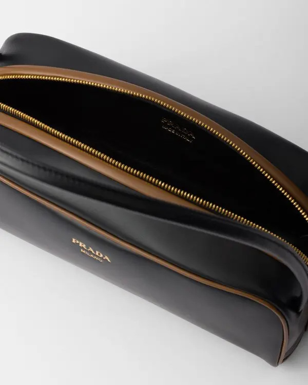 Prada Logo Print Shoulder Bag