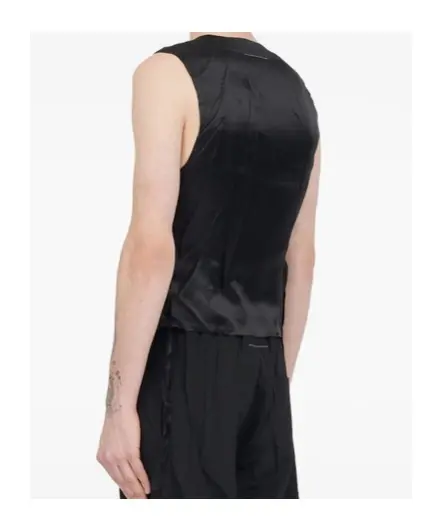 MAISON MARGIELA Wool Blend V-neck Waistcoat