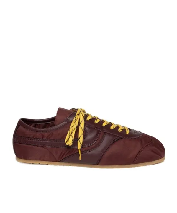 Dries Van Noten Panelled Lace-up Sneakers - Red